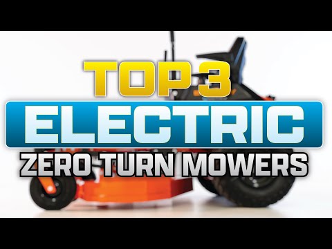 TOP 3 Electric Zero Turn Mowers | 2024 Residential Edition