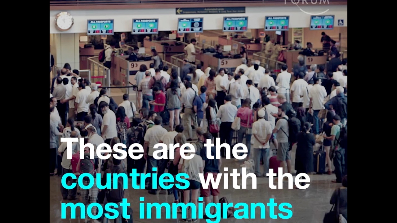 These are the countries with the most immigrants