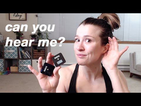 Hear your students on Zoom while using a wireless microphone | Rode Wireless Go Tips