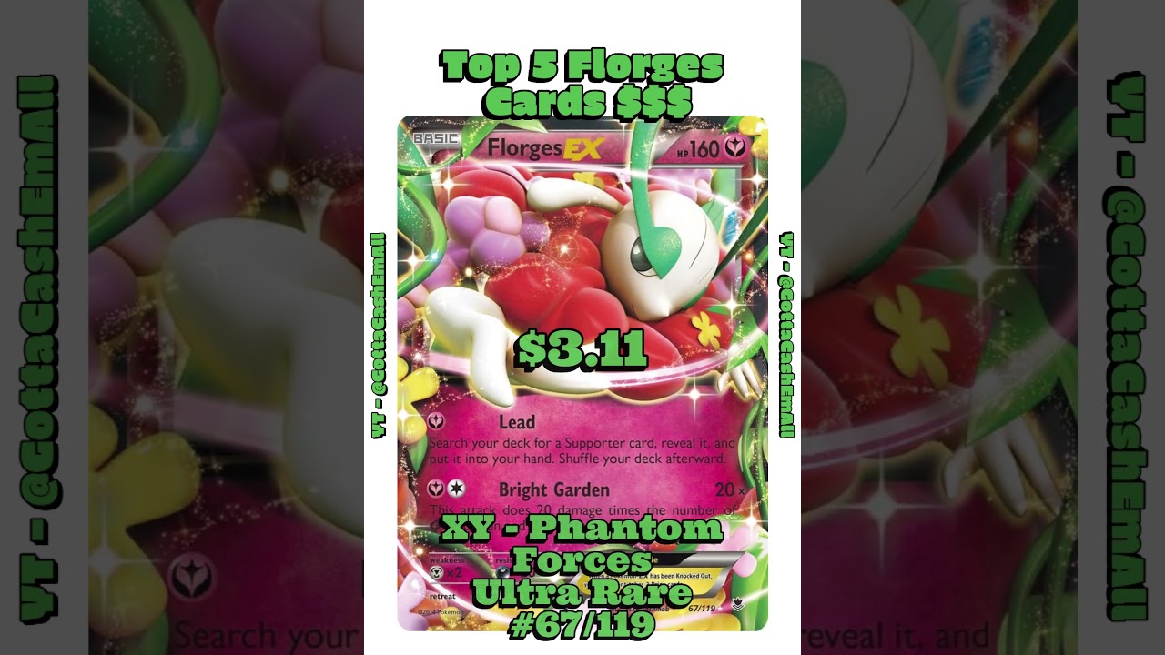 Top 5 Rarest Florges Pokémon Cards #pokemon #pokemoncards #pokémon #top5 #tcg #pokemontcg