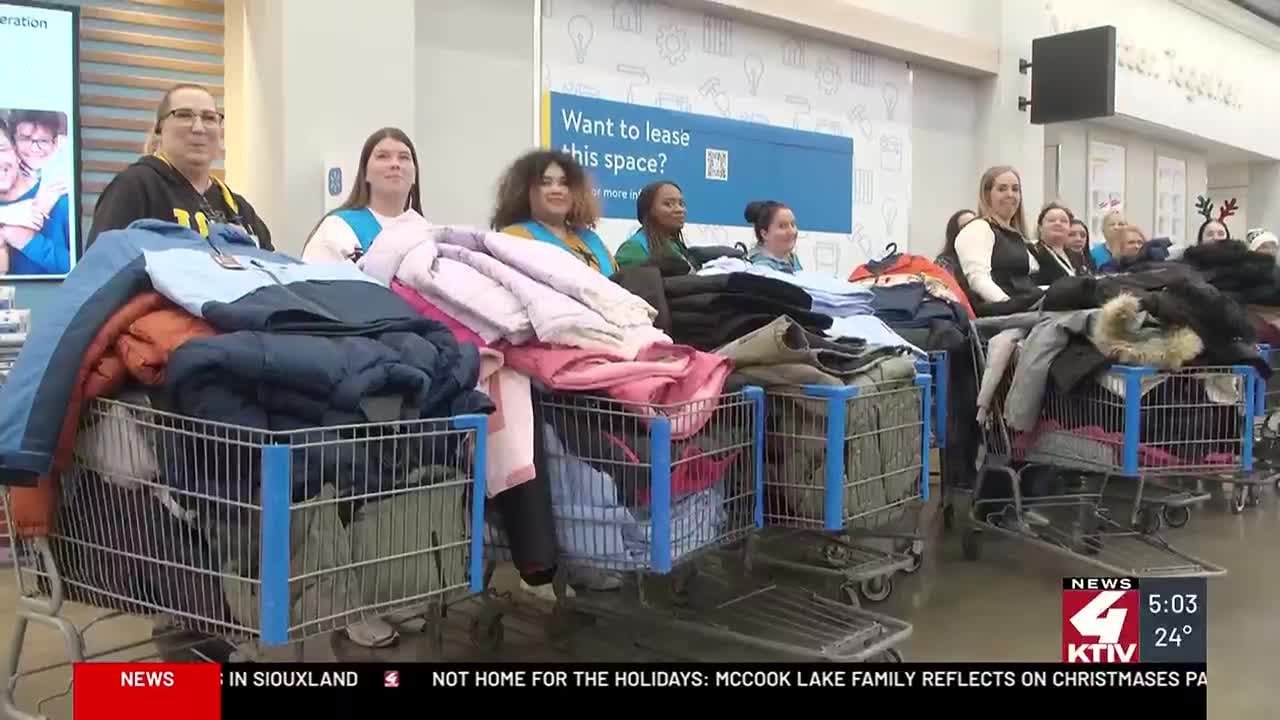 Over $10,000 in donations prompt shopping spree to ‘clothes the gap’ for Sioux City students need...