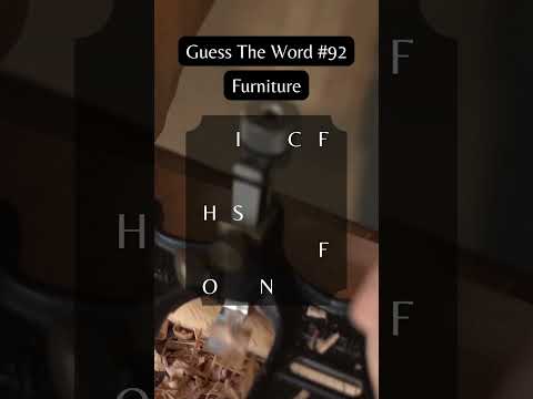 Guess The Word - Furniture #shorts #scramble #word puzzles #crossword #clues #challenge #daily #fun