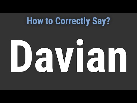 How to Pronounce Name Davian (Correctly!)
