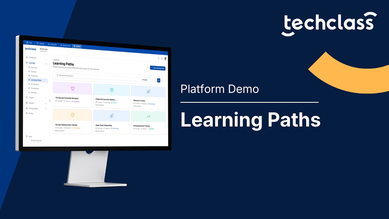 TechClass Platform: Creating Learning Paths