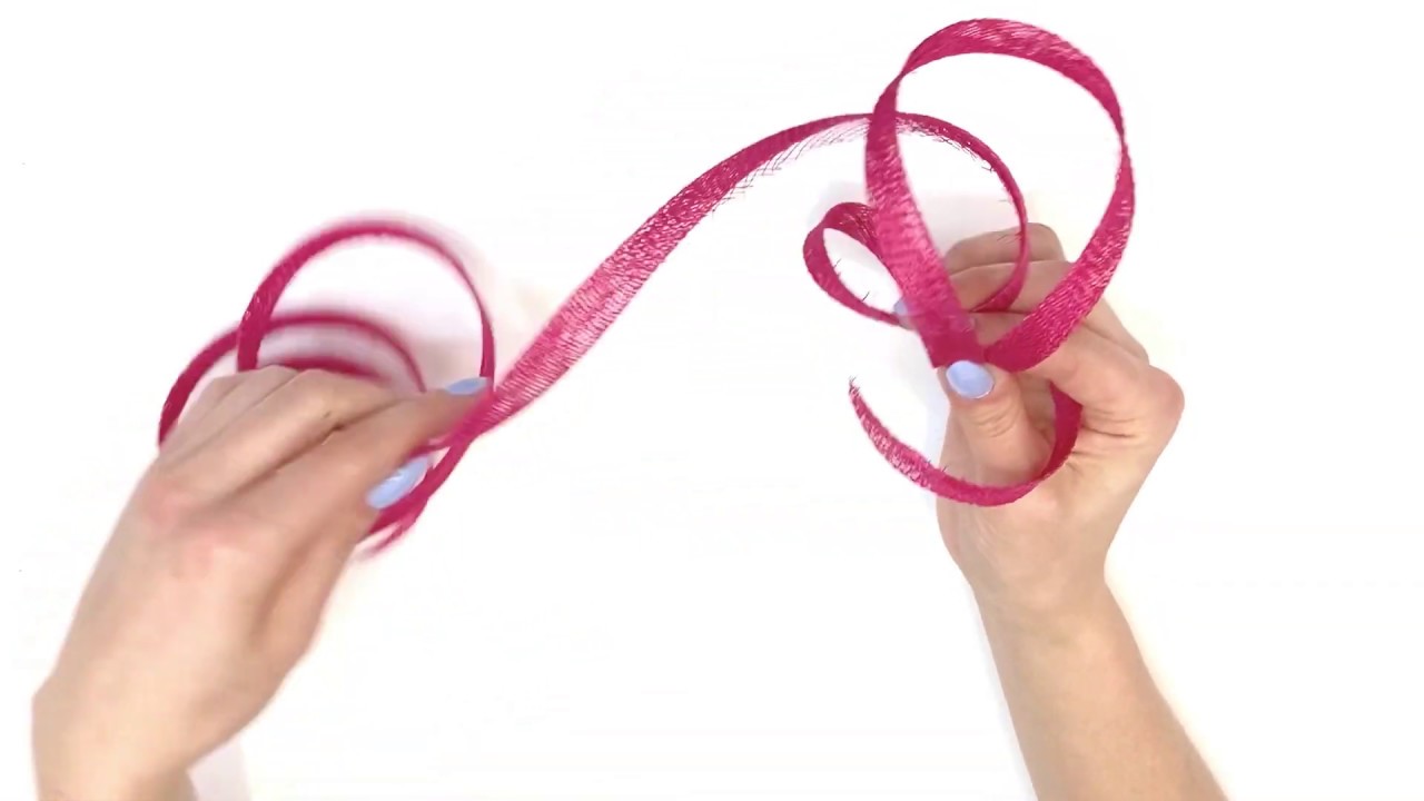 2cm wide Sinamay Bias Binding Strip @ Petershams Millinery supplies