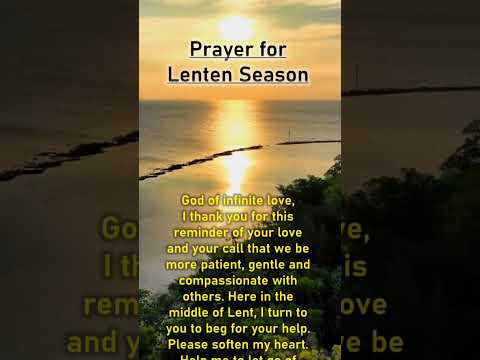 Prayer for Lenten Season 2023 || Prayer for Lent