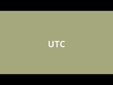 what is the meaning of UTC