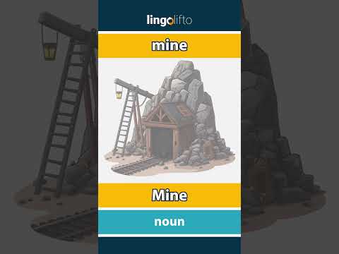 🇬🇧🇩🇪 mine - Mine : learn English : Lernen wir Englisch : vocabulary builder