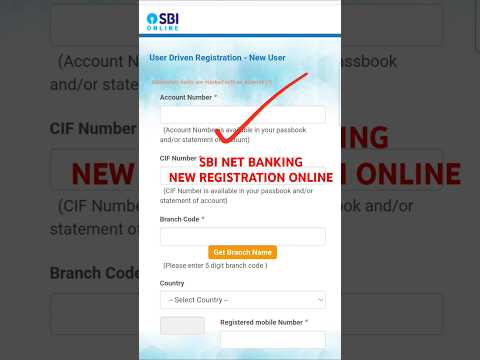 SBI Net Banking Online Registration | How to SBI Net Banking Registration 2024 | #sbinetbanking