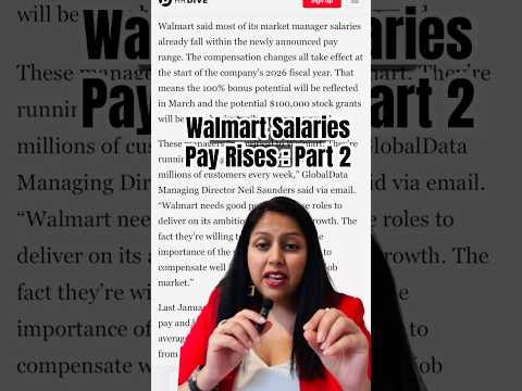 Walmart is Raising Salaries? Here’s What You Need to Know! #salaryincrease #leadership