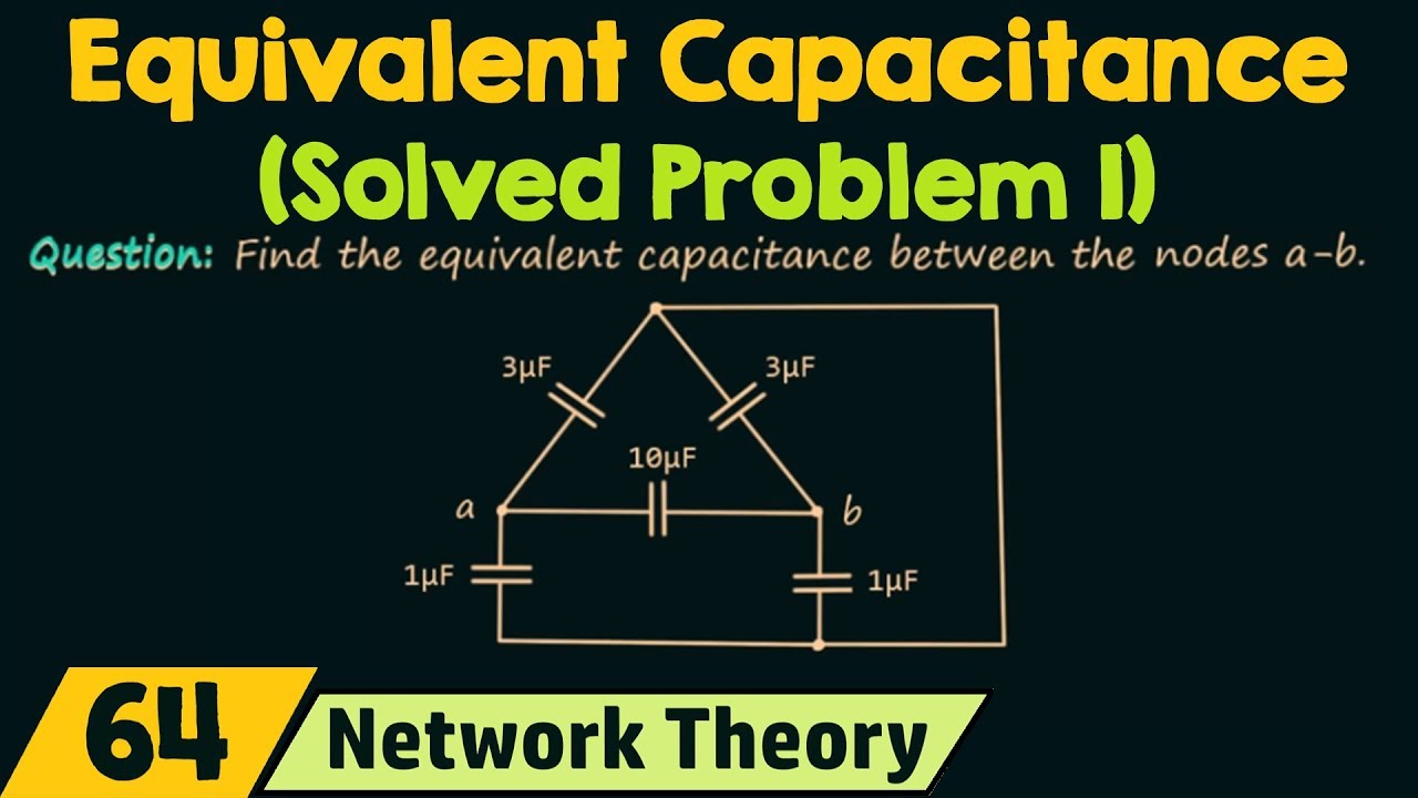 Equivalent Capacitance (Solved Problem 1)