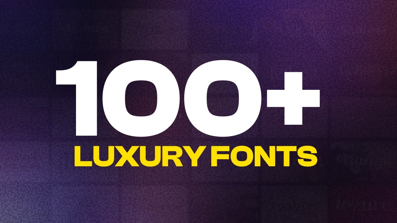Stop Using Basic Fonts - 100+ Premium Fonts for 2026 | Luxury & Modern Fonts