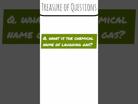 what is the chemical name of laughing gas? #shorts #englishgk #gkinenglish #science #gs #chemistry