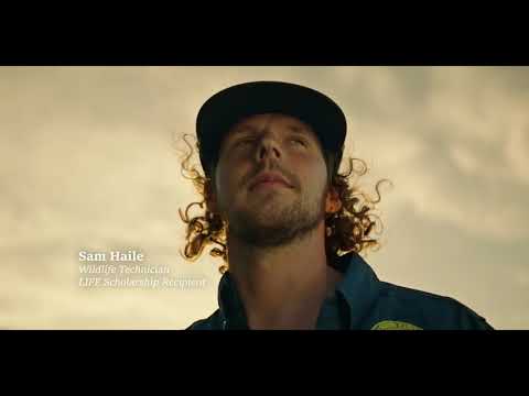Sam Haile: LIFE Scholarship Recipient and Wildlife Technician.