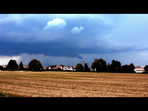 Supercell and Thunderstorm Complex in Tübingen, Germany (Part I) – 15.08.2021