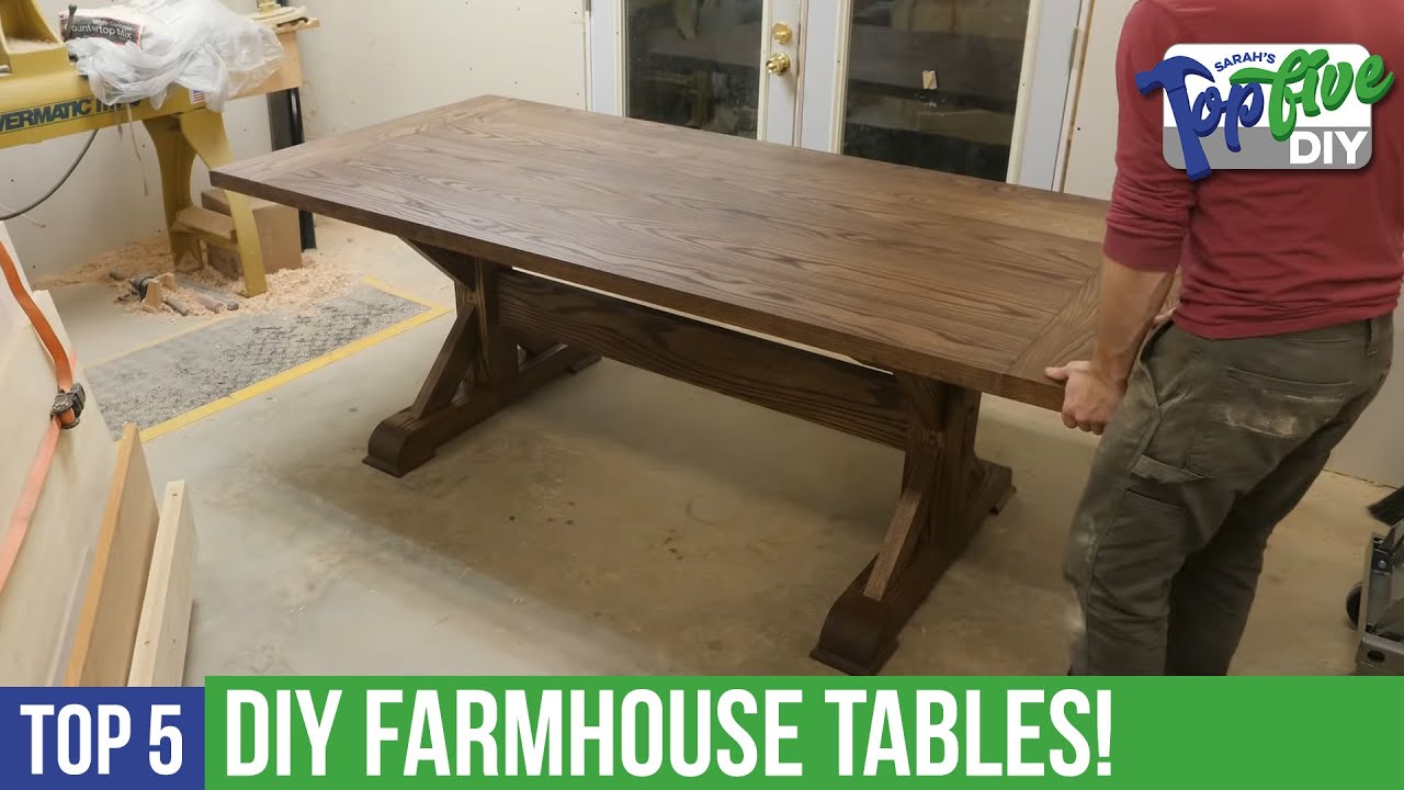 Top 5 DIY Farmhouse Tables! Best Maker Builds!
