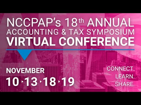 2020 Accounting & Tax Symposium | A NCCPAP Virtual Conference