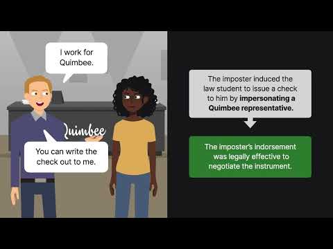 Payment Systems Law | Imposters and Fictitious or Unintended Payees | Lesson 24 of 29