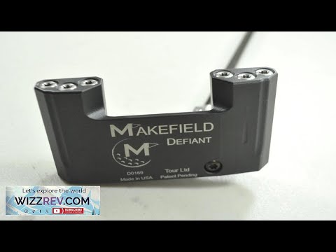 LEFT HANDED Makefield Defiant Plumbers Neck 34" 70* Putter KBS Steel #195636 Review