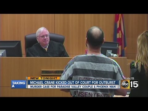 Murder suspect's courtroom antics get him kicked out