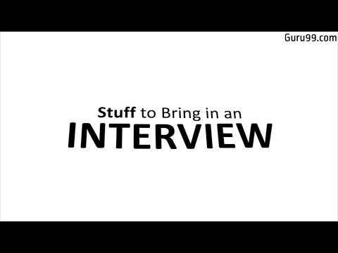 What to bring to a JOB Interview: Interview Tips