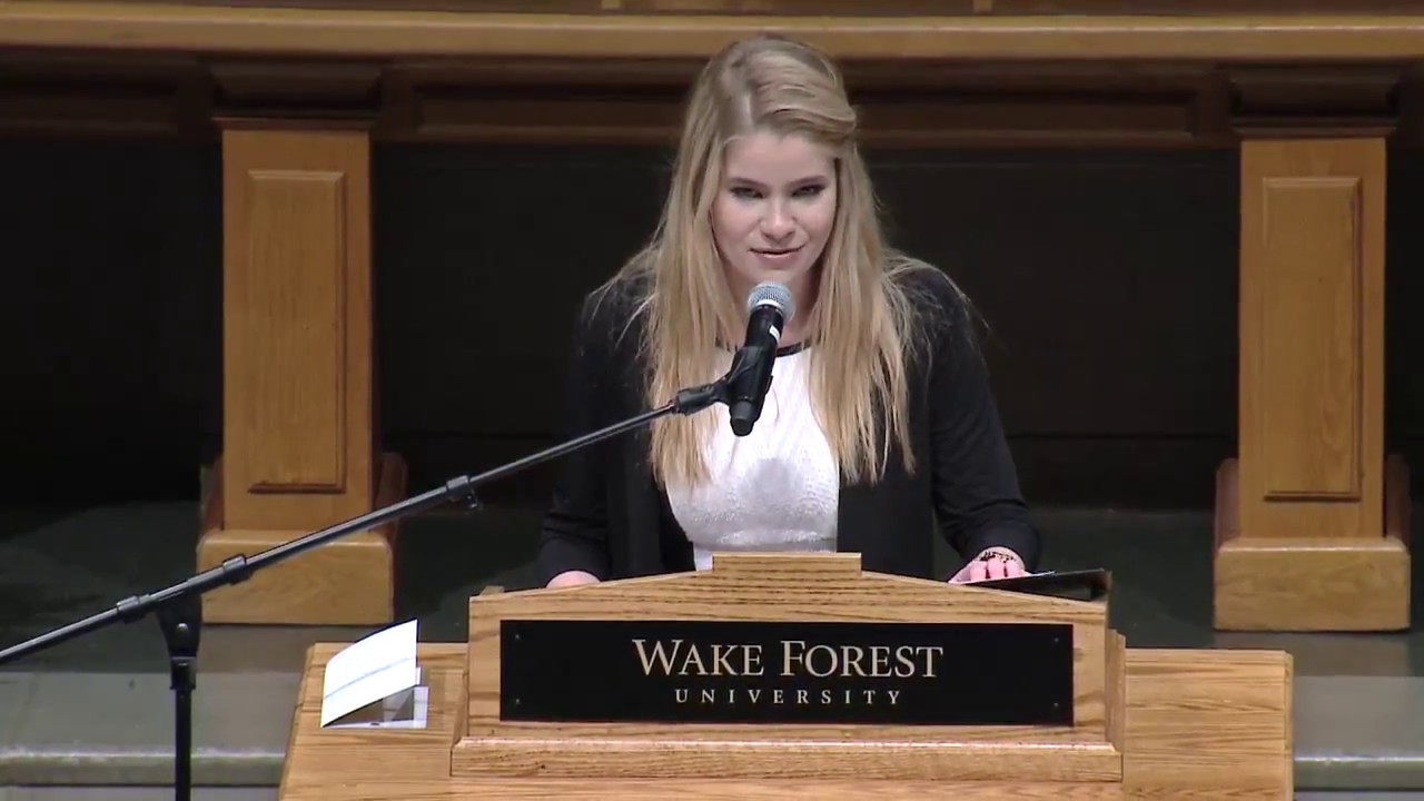 2017 WFU Founders Day Convocation