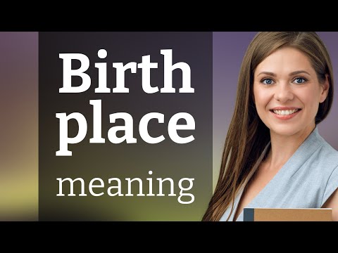 Understanding "Birth Place" – A Simple Guide for English Learners