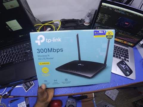 Unboxing and setup of the Mobitel TP-Link MR6400 LTE router.