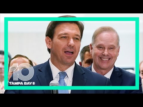 Florida Gov. Ron DeSantis speaks at a charter school in Orlando