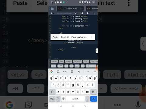 Lesson 4: Basic HTML Element (List)