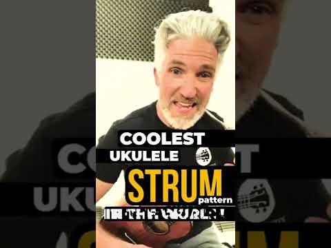 Learn the Coolest Ukulele Strum Pattern in 1 minute! #Shorts