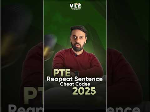 PTE Repeat Sentence Cheat Codes 2025! #pte #shorts