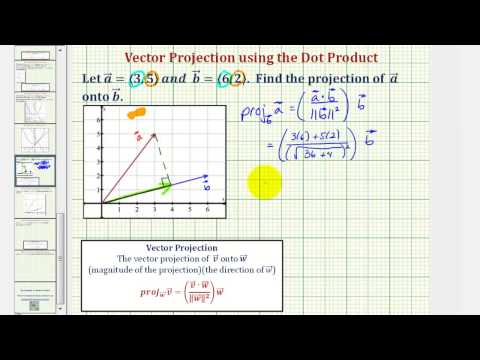Ex: Vector Projection in Two Dimensions | Math Help from Arithmetic ...