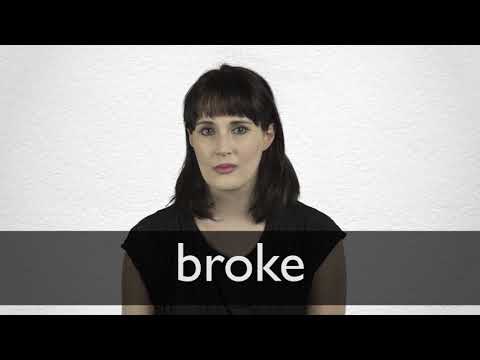 BROKE definition and meaning | Collins English Dictionary