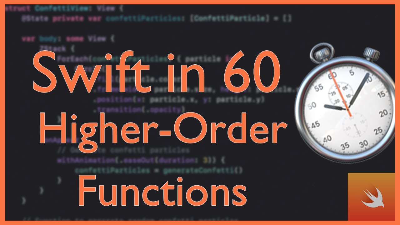 Higher-Order Functions | Swift in 60 | Swift Basics Explained