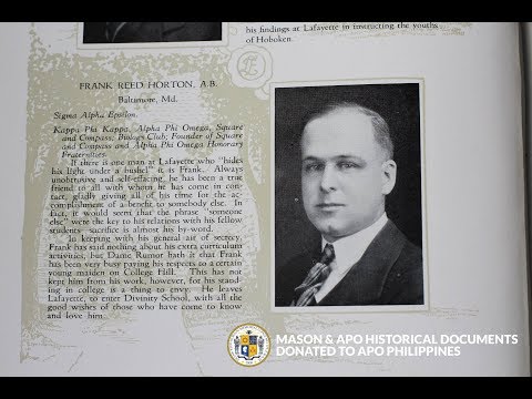 ALPHA PHI OMEGA and FREEMASONRY