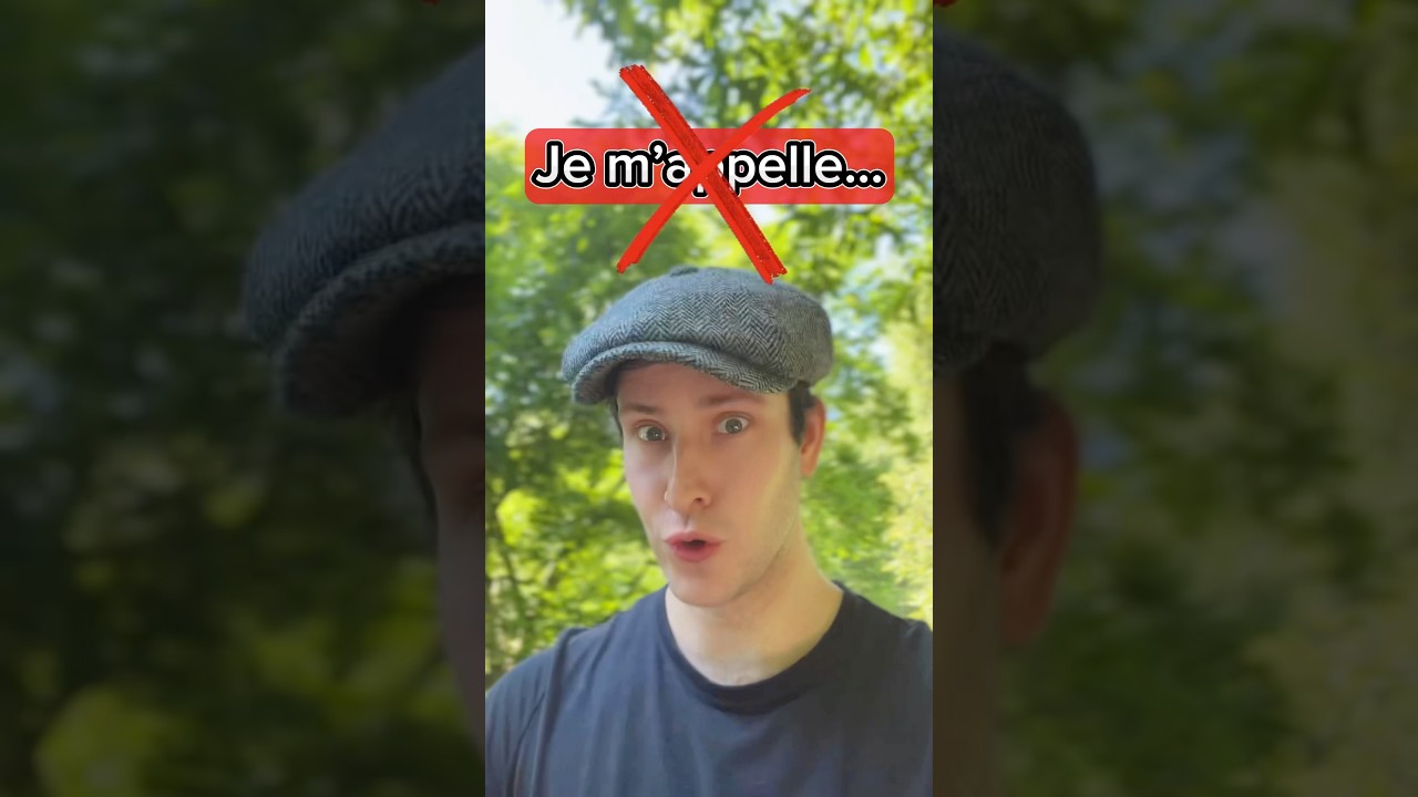 You think you speak French… but you still say “je m’appelle” 🥹🇫🇷