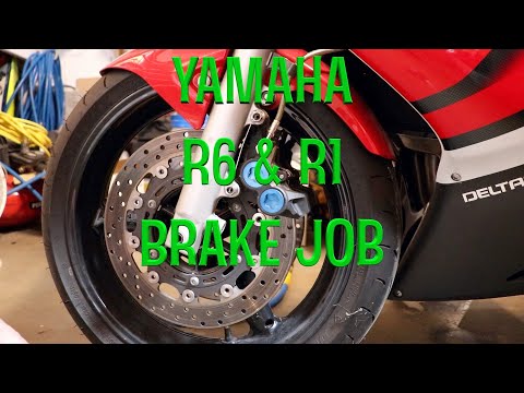 Yamaha R6 & R1 Brake Job