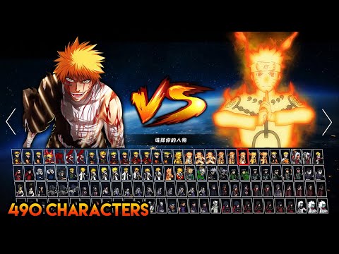 Anime Crossover 490 Characters - Bleach VS Naruto MOD (PC & Android) [DOWNLOAD]