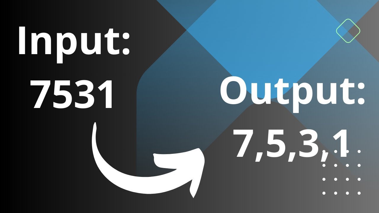 Mastering C Programming: Break Down a 4-Digit Integer | Separate and Display Digits