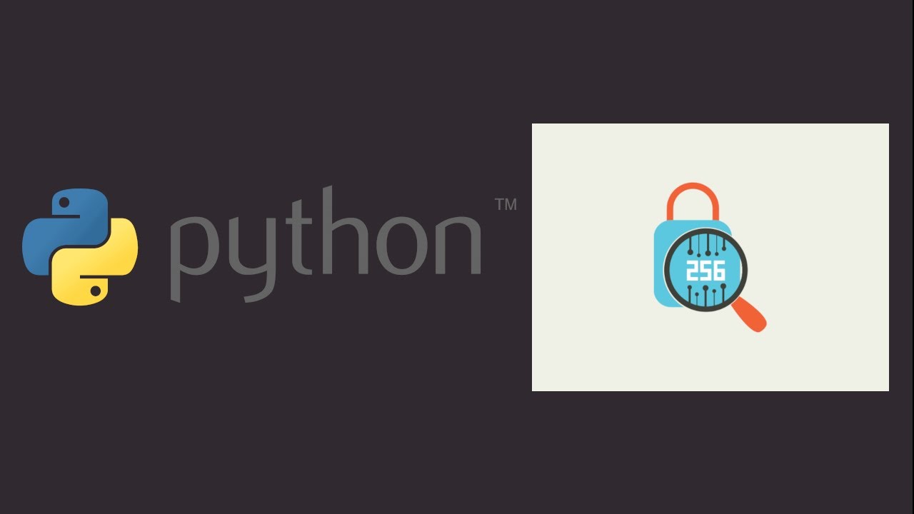 Two ways to generate sha256 hash in python