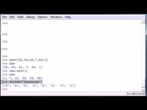 Python Programming Tutorial Series From scratch (16 Sort and Tuples) | Tutorials point