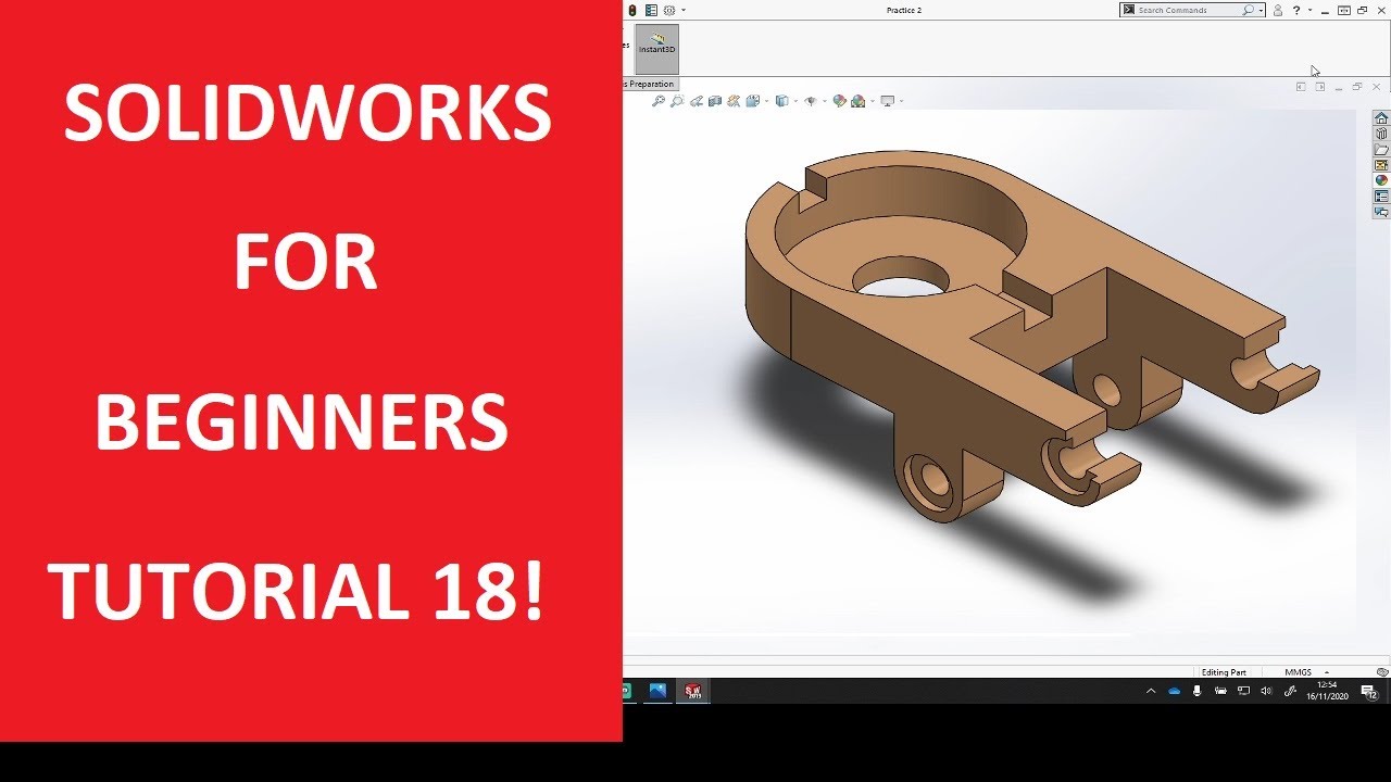 SOLIDWORKS FOR BEGINNERS TUTORIAL 18!!!