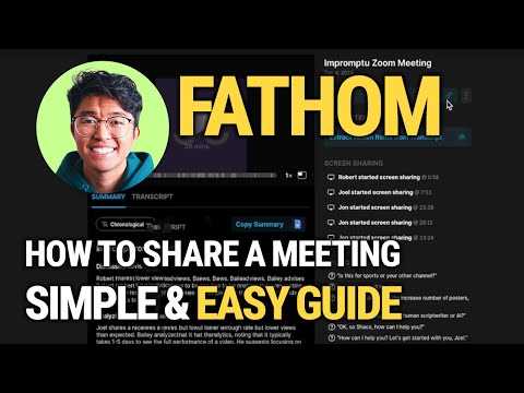 How To Share A Fathom Video Meeting: Easy Step-By-Step Guide