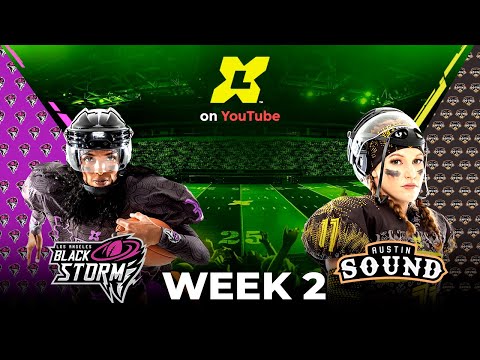 X League | 2022 Season | Week 2, Full Length Game | Los Angeles Black Storm vs Austin Sound