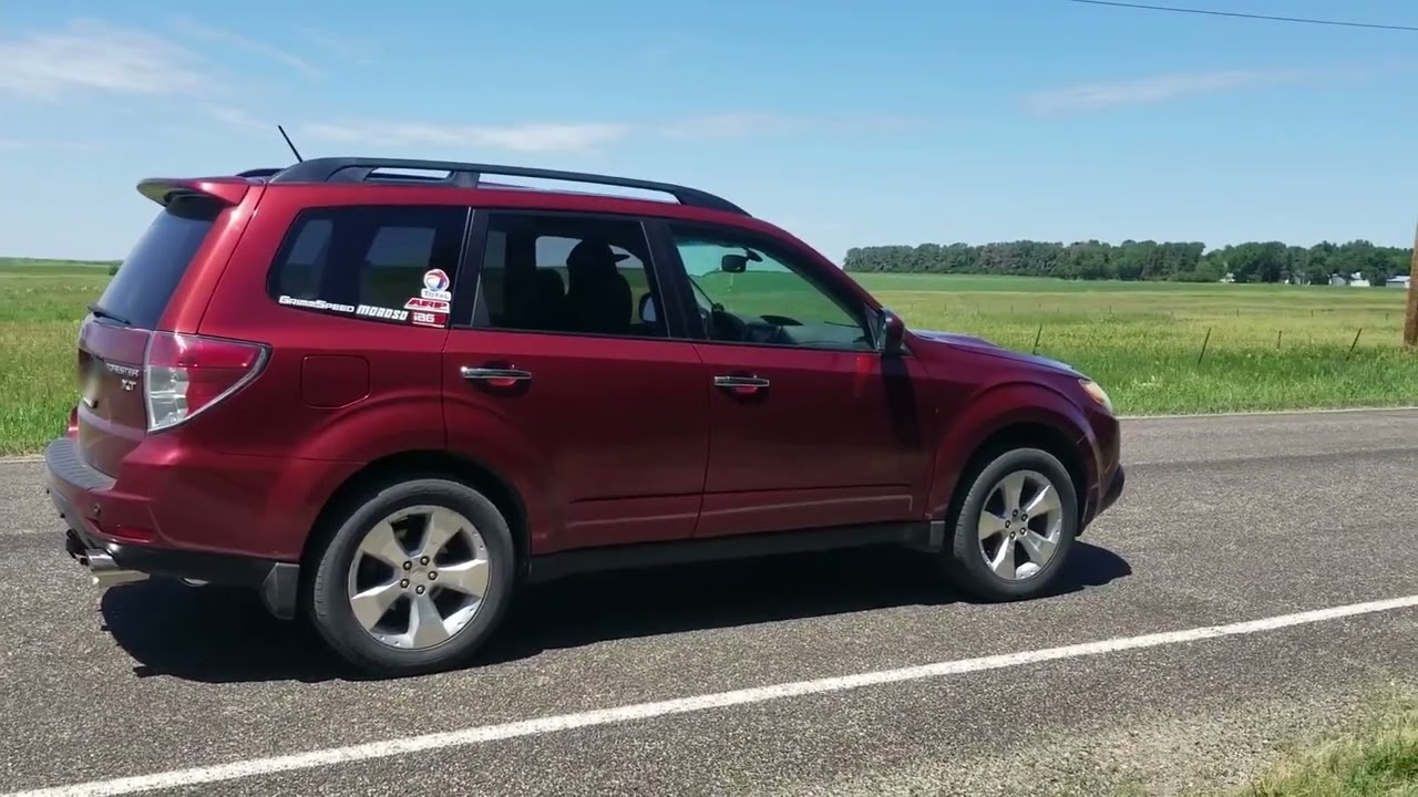 Stock Forester XT Launch with Yonaka Exhaust