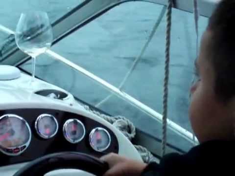 Greg Captains yacht towards Seattle Space Needle