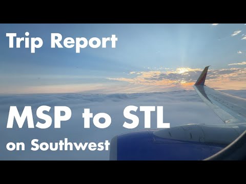 TRIP REPORT - Flying from MSP's Humphrey Terminal to St Louis on Southwest