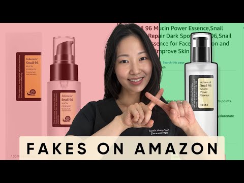 Dermatologist on FAKE Skincare on Amazon: how to spot and avoid