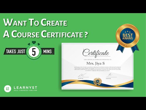 Provide Valuable Course Completion Certificates For Students